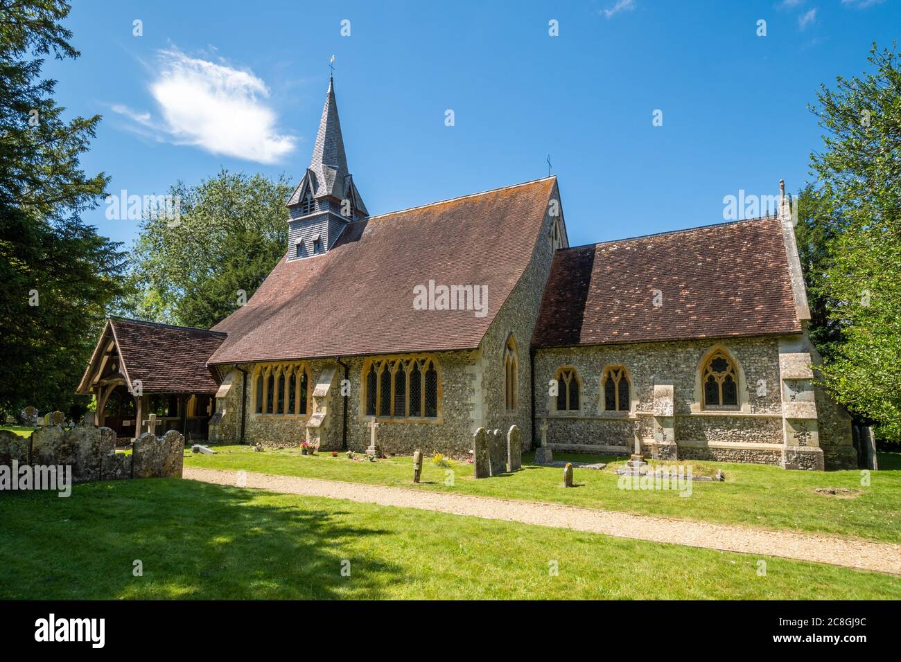 Hampshire Village Of Wherwell High Resolution Stock Photography and ...