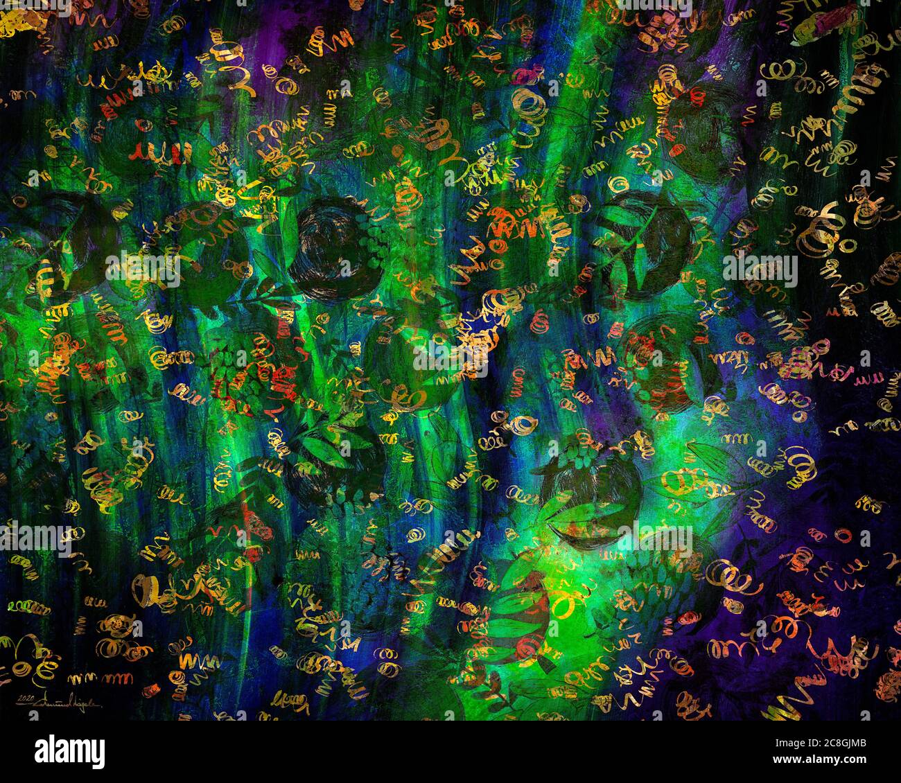 CONTEMPORARY ART: Wrapping Paper Design Stock Photo - Alamy