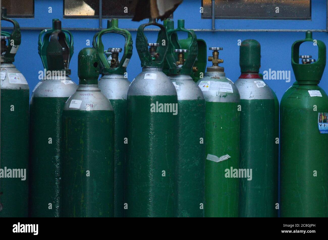 Oxygen crisis due to the COVID-19 pandemic in Arequipa Stock Photo - Alamy