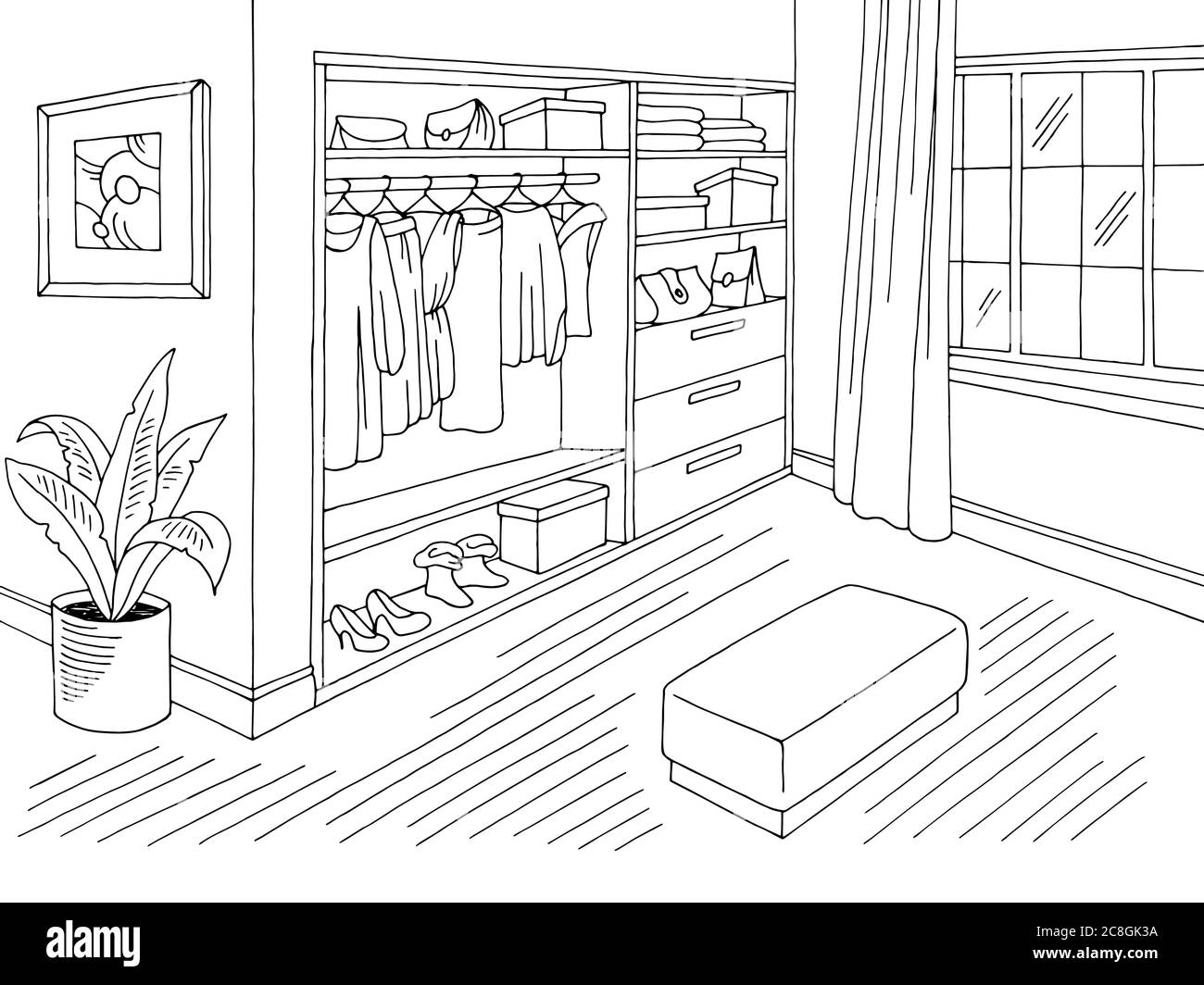 Wardrobe Drawing - I propose that you join me on an experimental ...