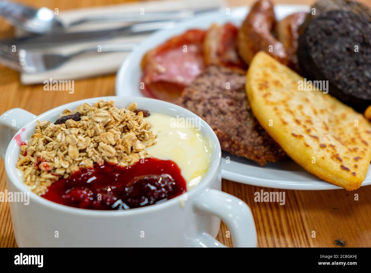 Full scottish breakfast hi-res stock photography and images - Alamy