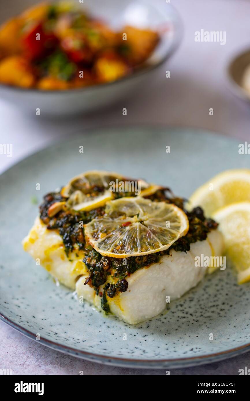 Baked Cod Fillets High Resolution Stock Photography and Images - Alamy