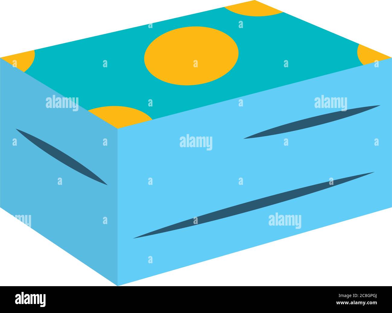 wad of bills icon over white background, flat style, vector ...