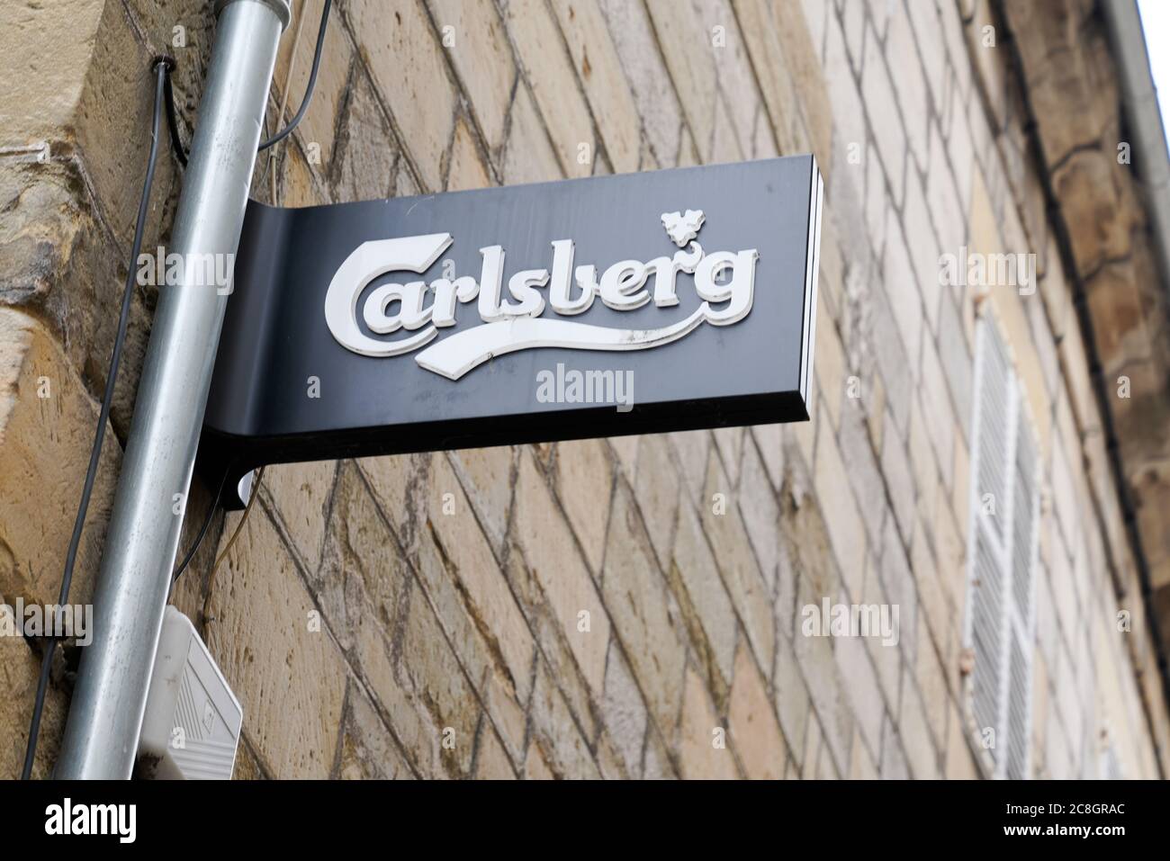 Carlsberg beer sign hi-res stock photography and images - Alamy