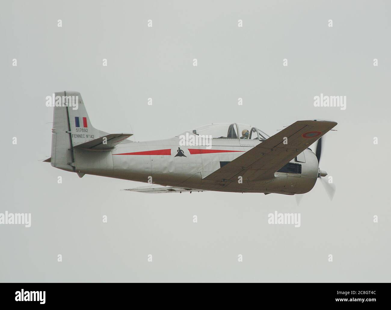 A North American T-28A Fennec trainer aircraft Stock Photo - Alamy