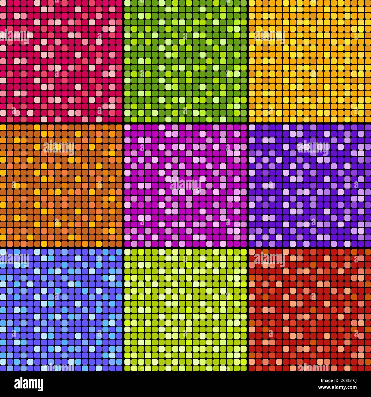 Mosaic collection Stock Vector Images - Alamy