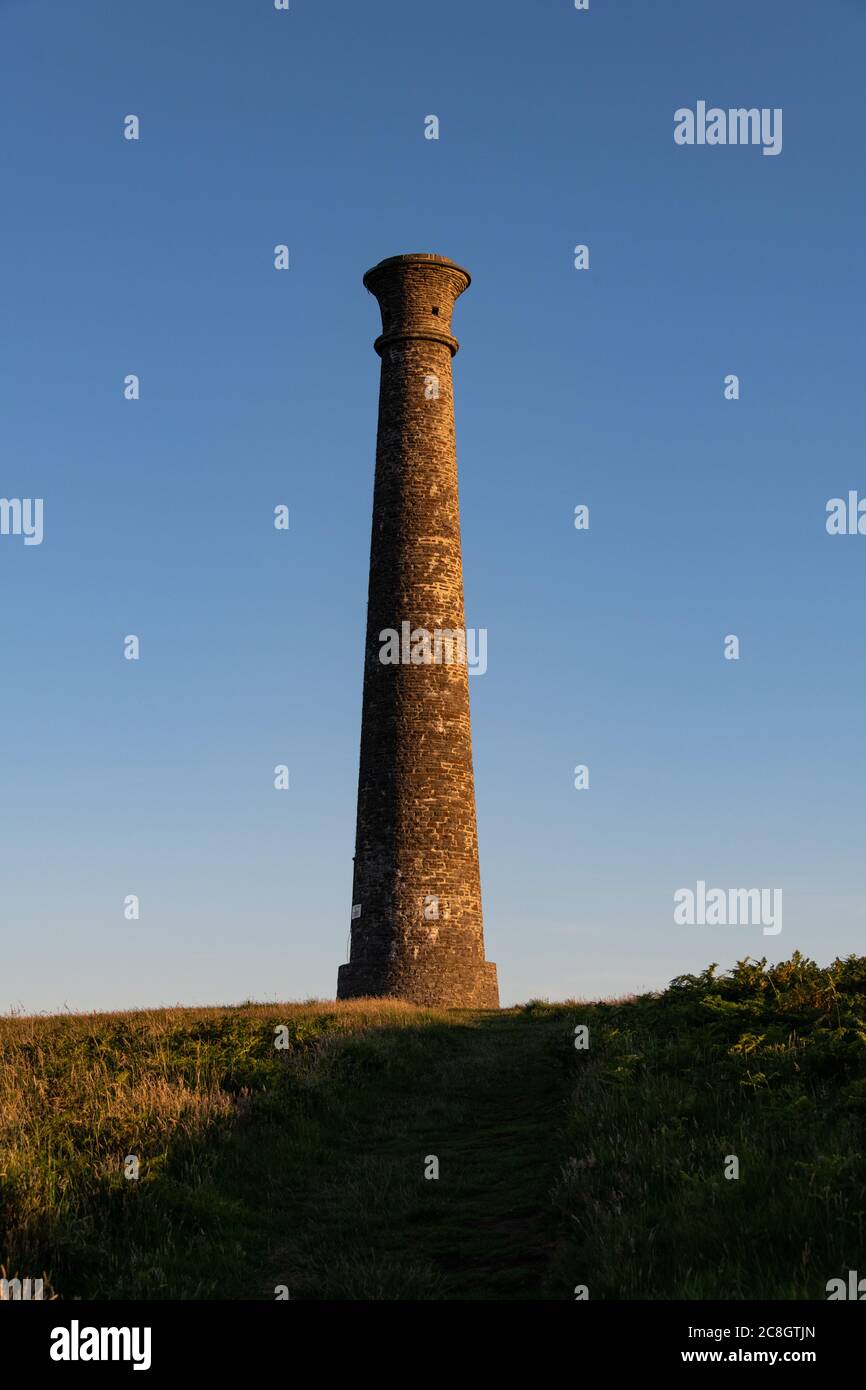 Pen Dinas monument Aberystwyth built in 1852 in memory of the Duke of ...