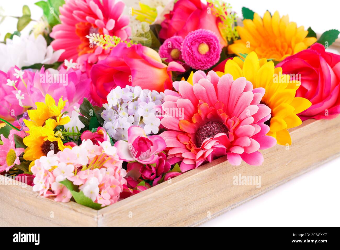 Colorful fabric flower hi-res stock photography and images - Alamy