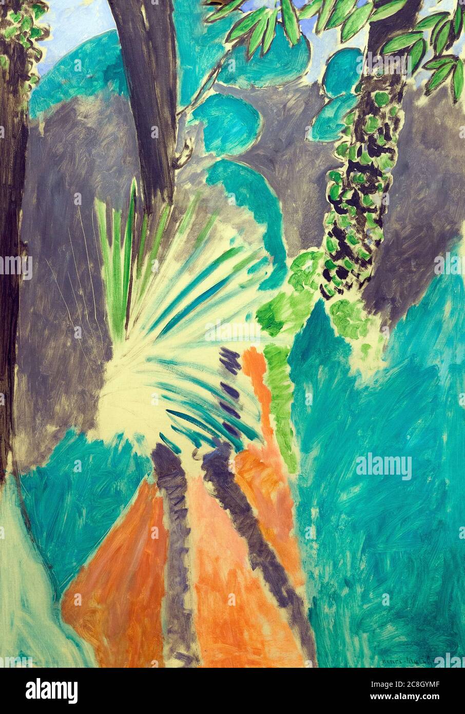 Palm Leaf, Tangier, Henri Matisse, 1912, National Gallery of Art ...