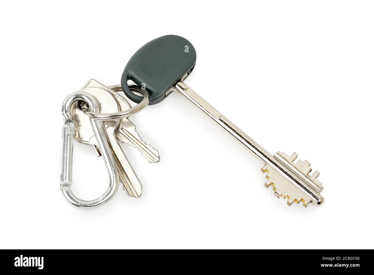 house keys isolated on white Stock Photo - Alamy