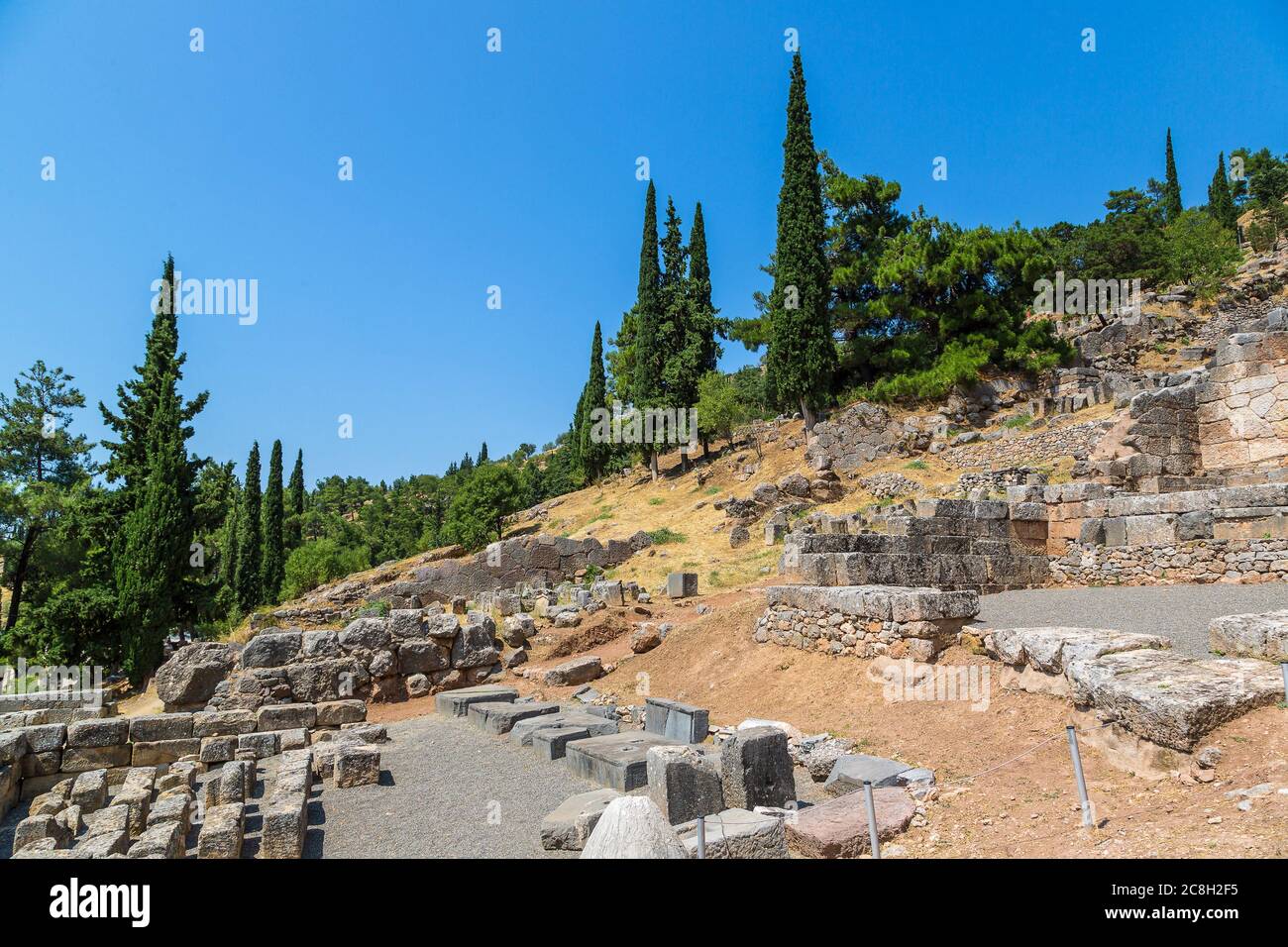 Greece aerial delphi hi-res stock photography and images - Alamy