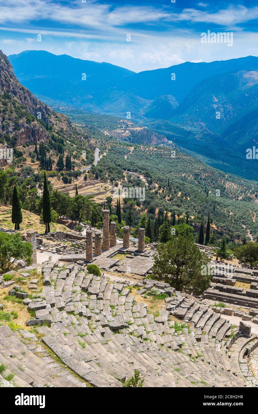 Ancient theater in delphi hi-res stock photography and images - Alamy