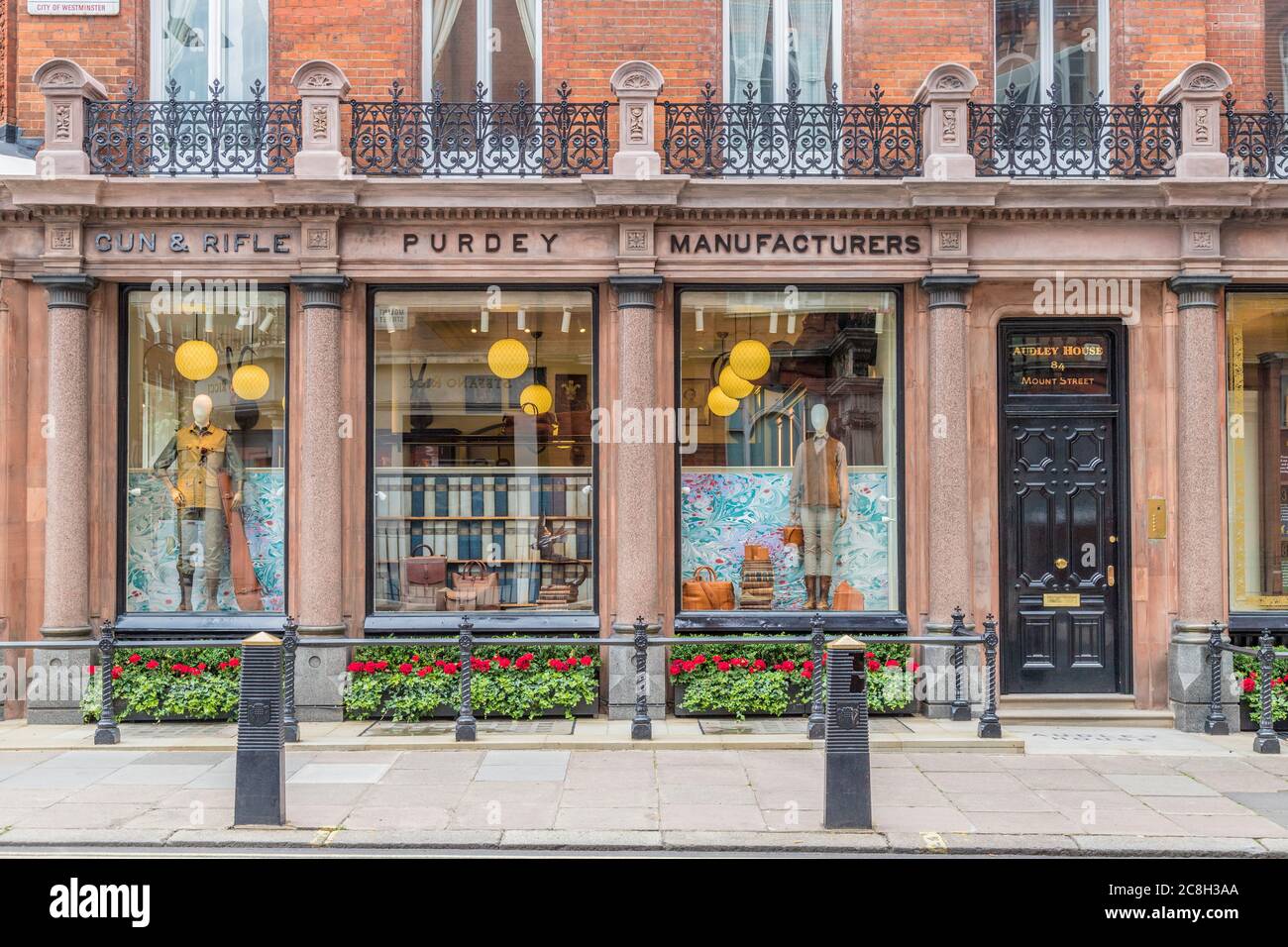 A typical view in Mayfair Stock Photo - Alamy