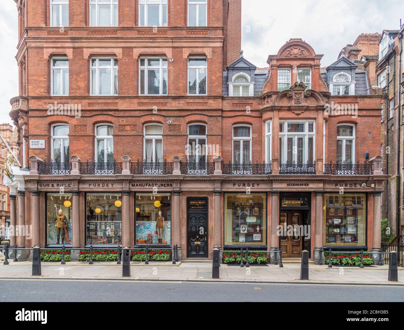 A typical view in Mayfair Stock Photo - Alamy