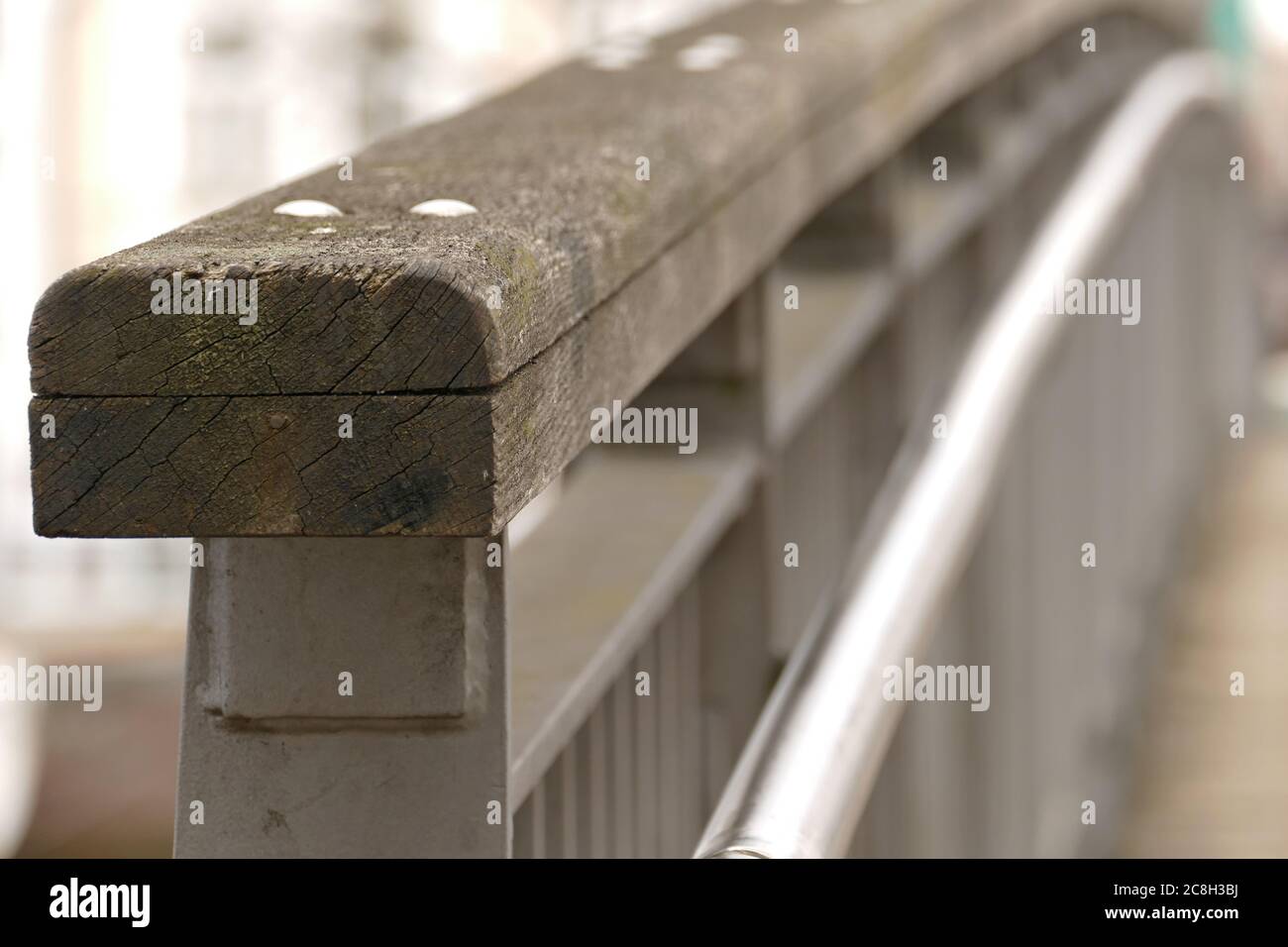 Wood railing detail hi-res stock photography and images - Alamy