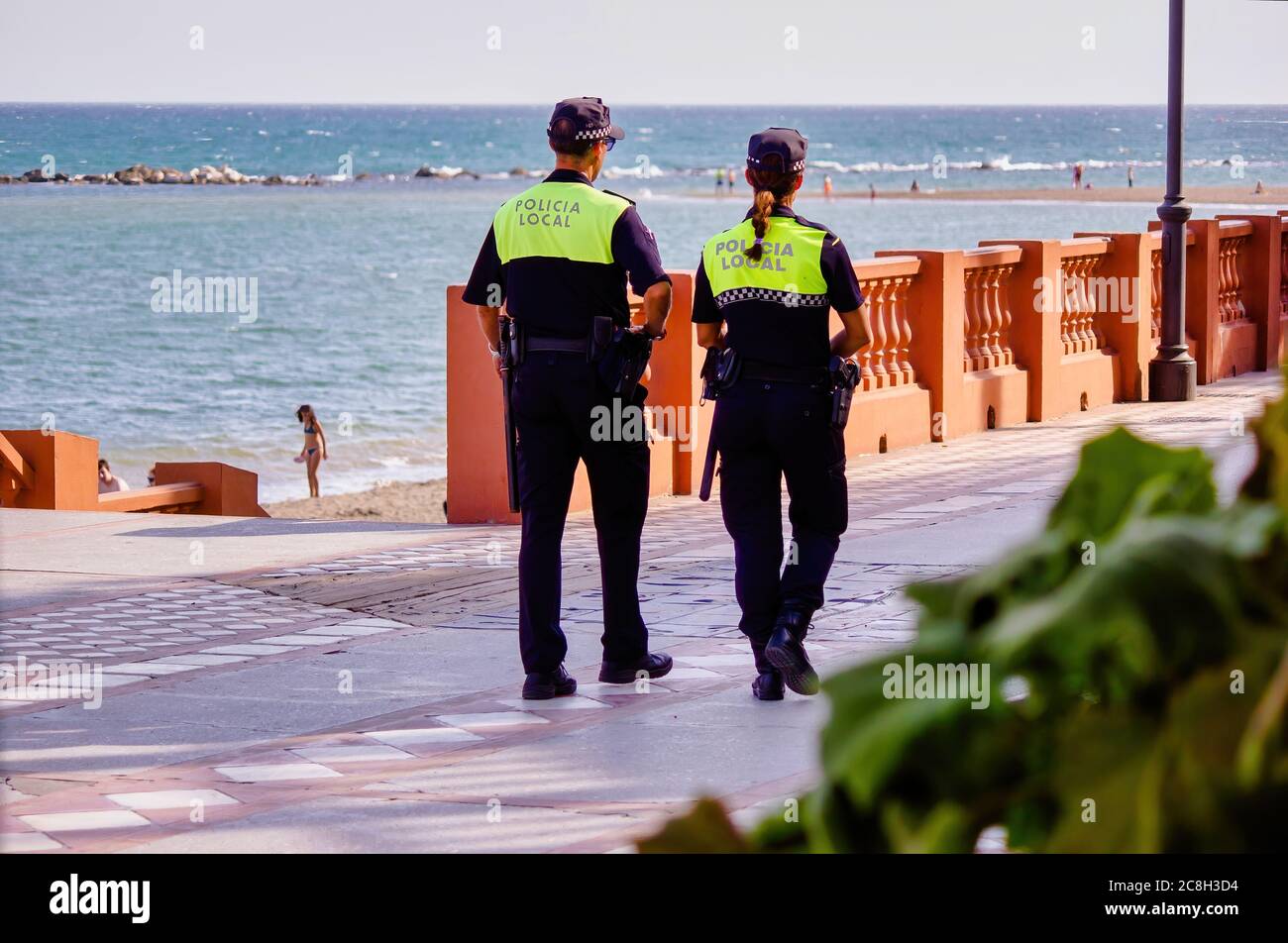Spanish police beach hi-res stock photography and images - Alamy
