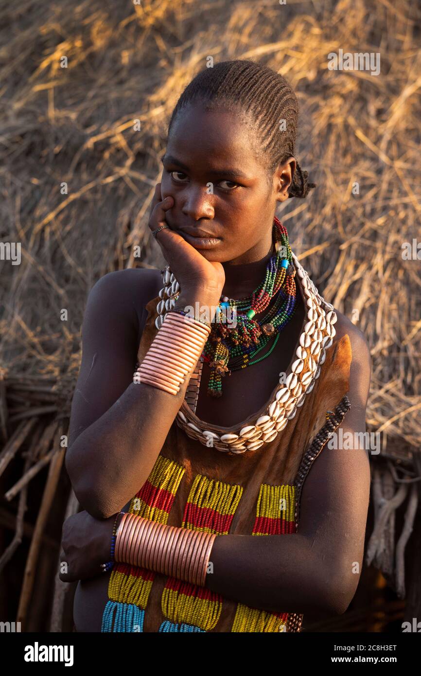 Hamer Tribe in Ethiopia Stock Photo - Alamy