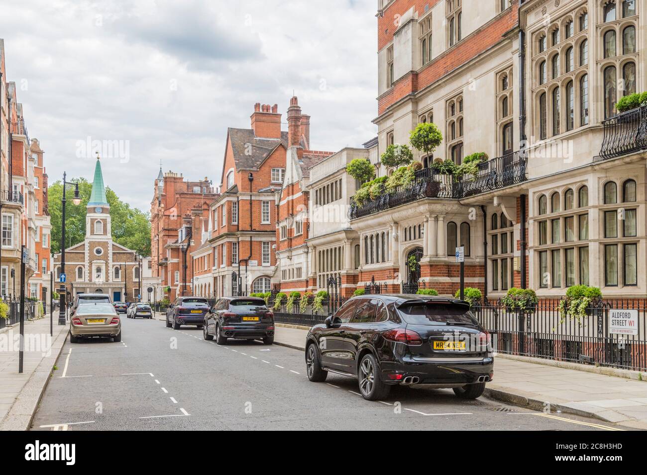 A typical view in Mayfair Stock Photo - Alamy