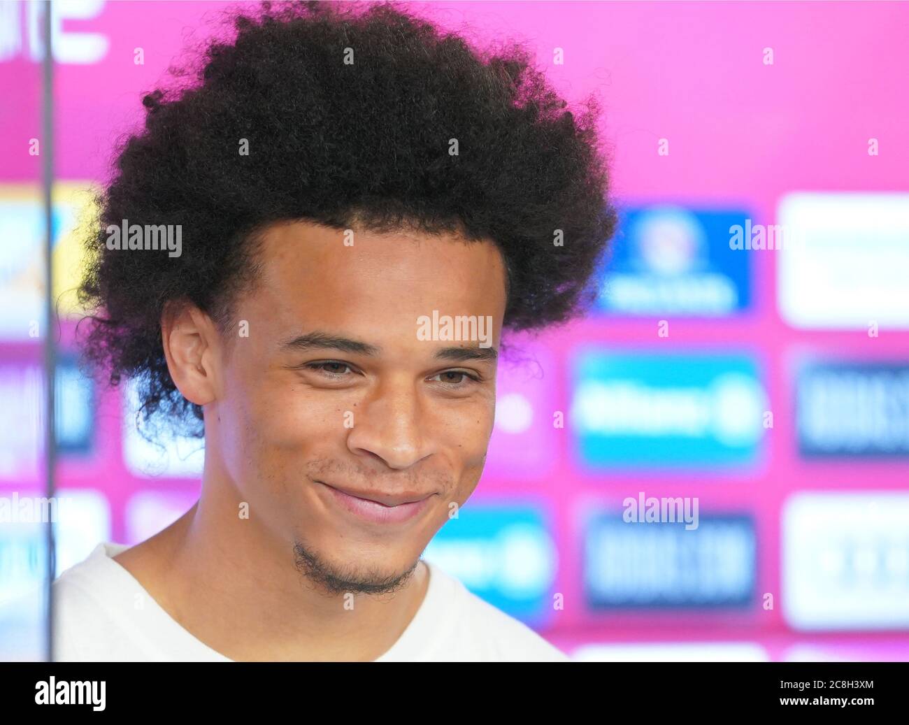 Munich, Germany, July 23, 2020. at the FC Bayern Munich football club ...