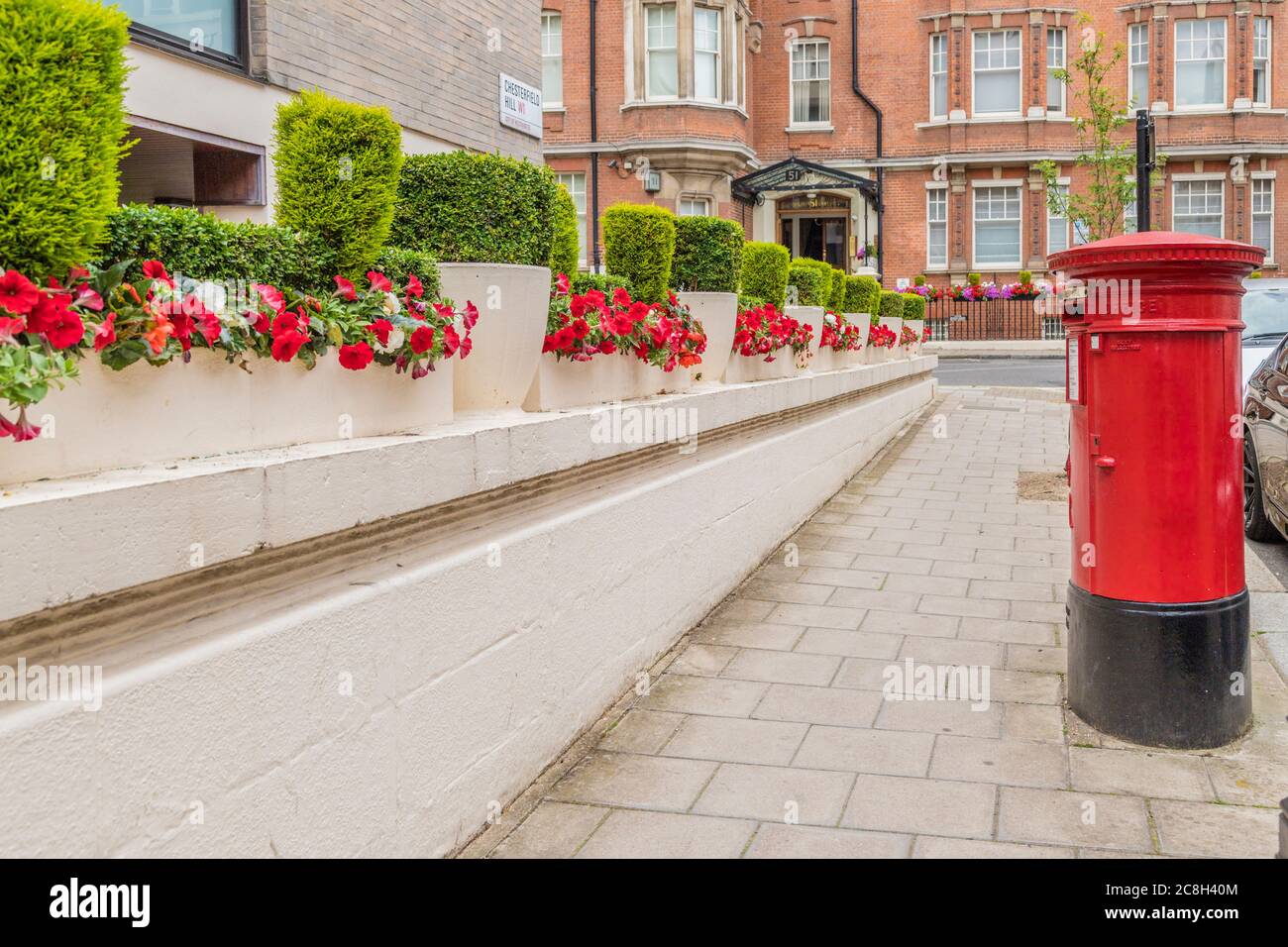A typical view in Mayfair Stock Photo - Alamy