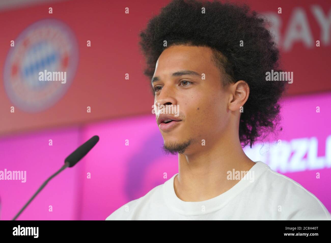 Munich, Germany, July 23, 2020. at the FC Bayern Munich football club ...