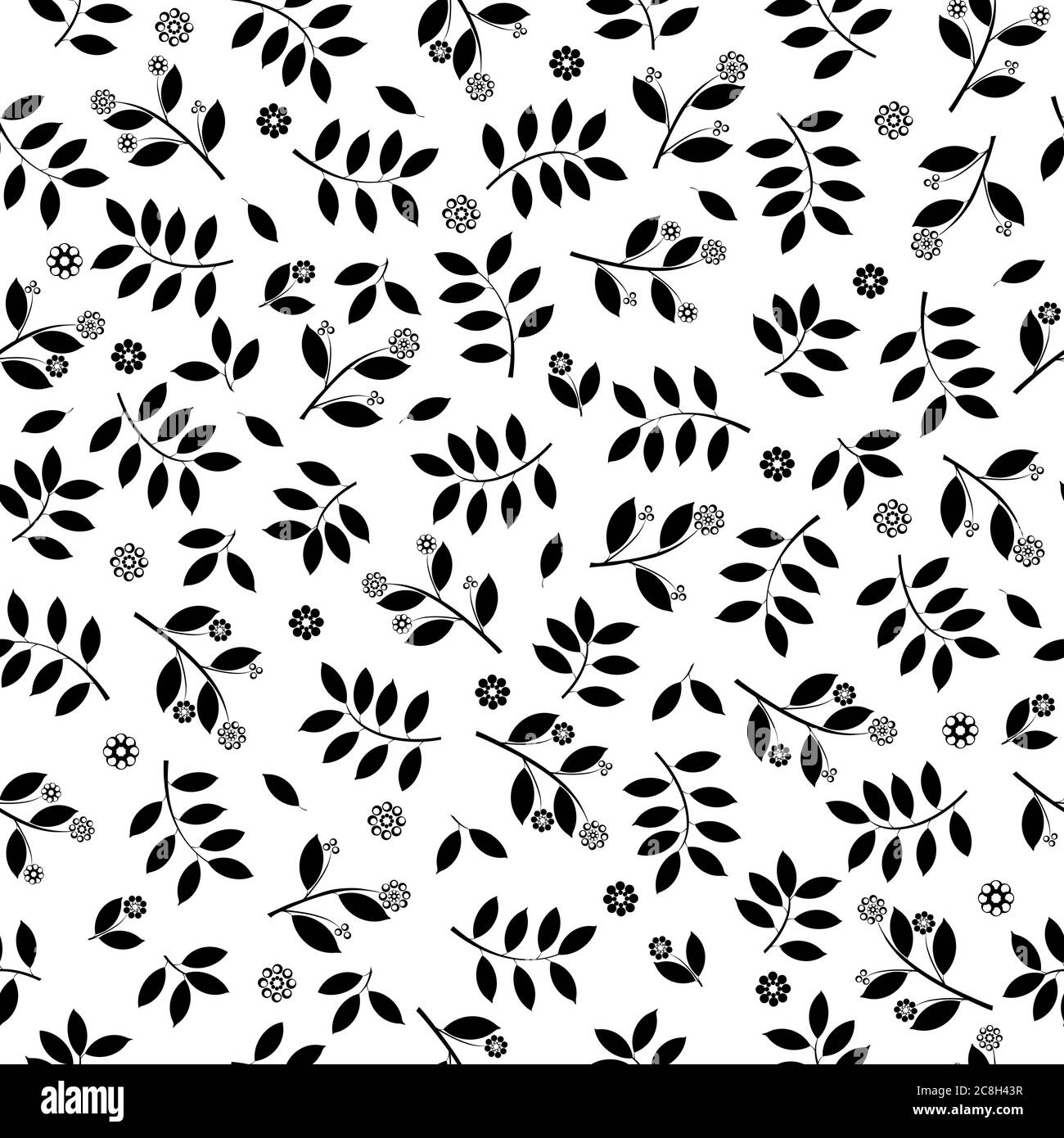 Vector Illustration Of A Floral Seamless Background Stock Vector Image