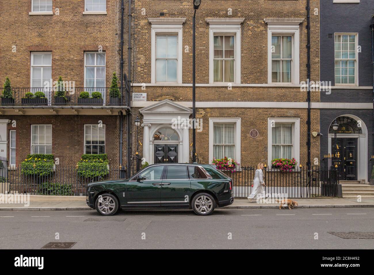 A typical view in Mayfair Stock Photo - Alamy