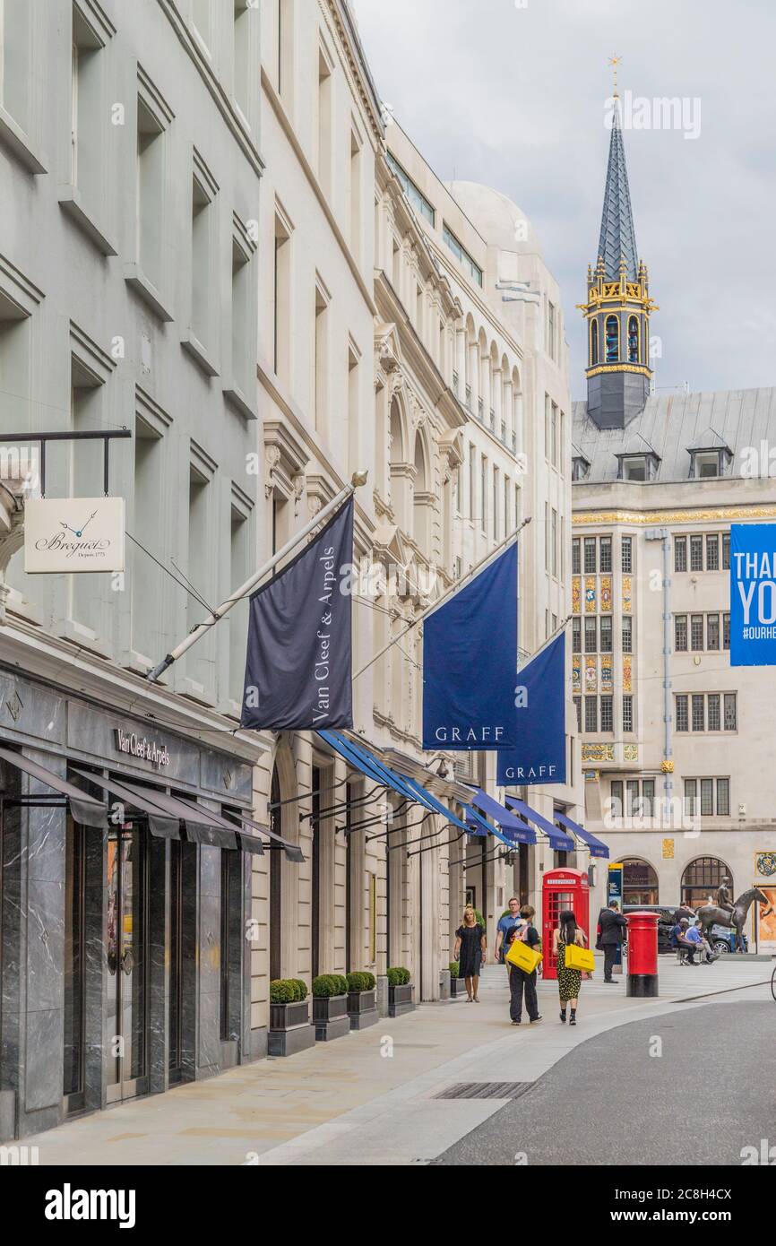 A typical view in Mayfair Stock Photo - Alamy