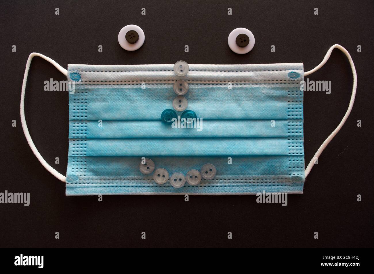 Medical face mask to avoid contagious diseases. Concept Of Air ...