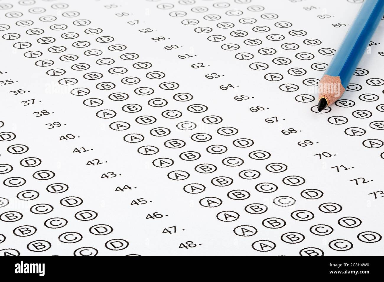 Answer sheet hi-res stock photography and images - Alamy