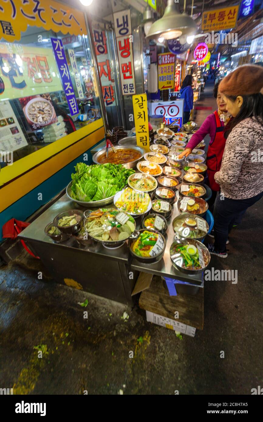Namdaemun Market Food street , Seoul, South Korea Stock Photo - Alamy