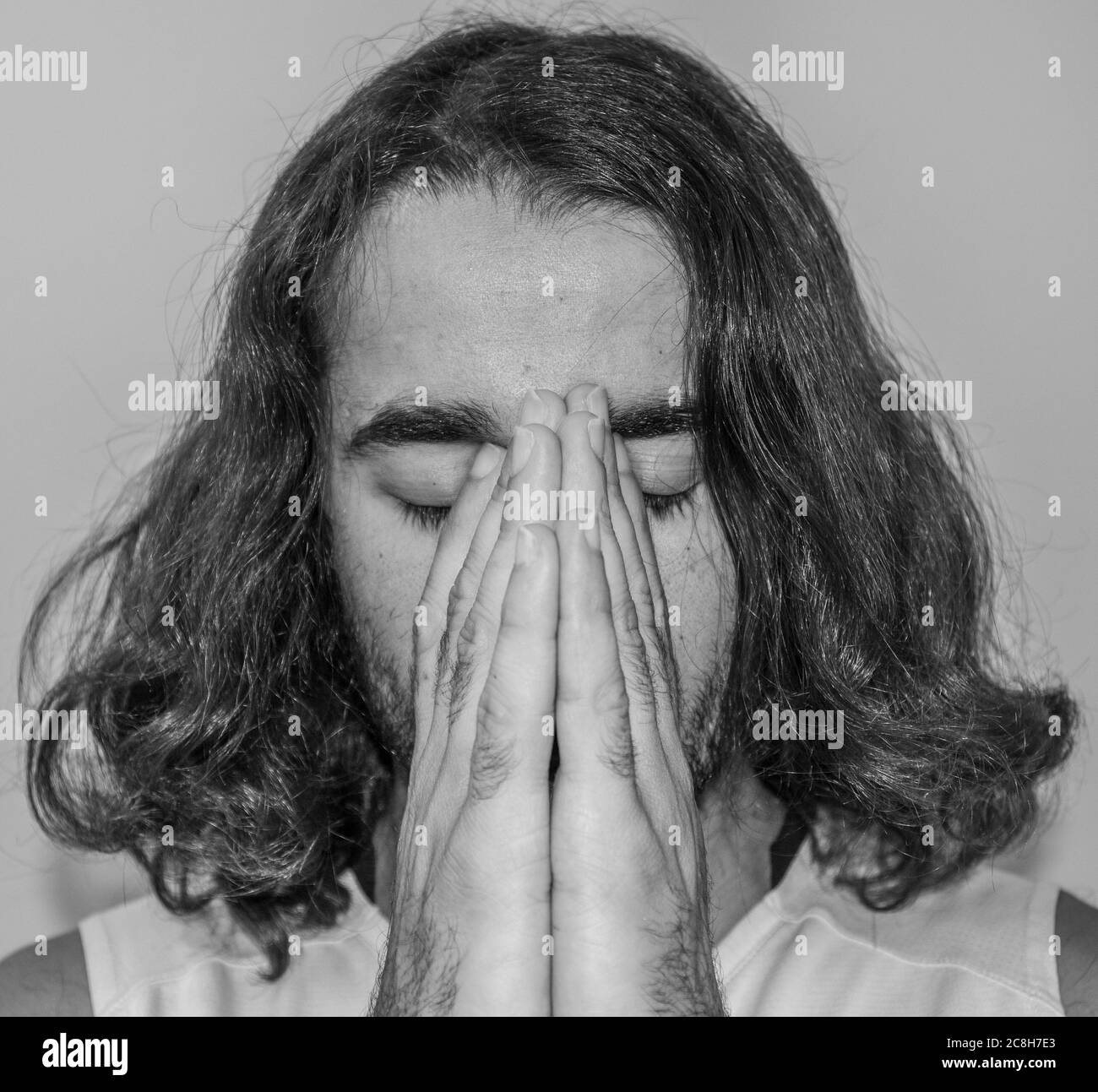 Yoga dog pose Black and White Stock Photos & Images - Alamy