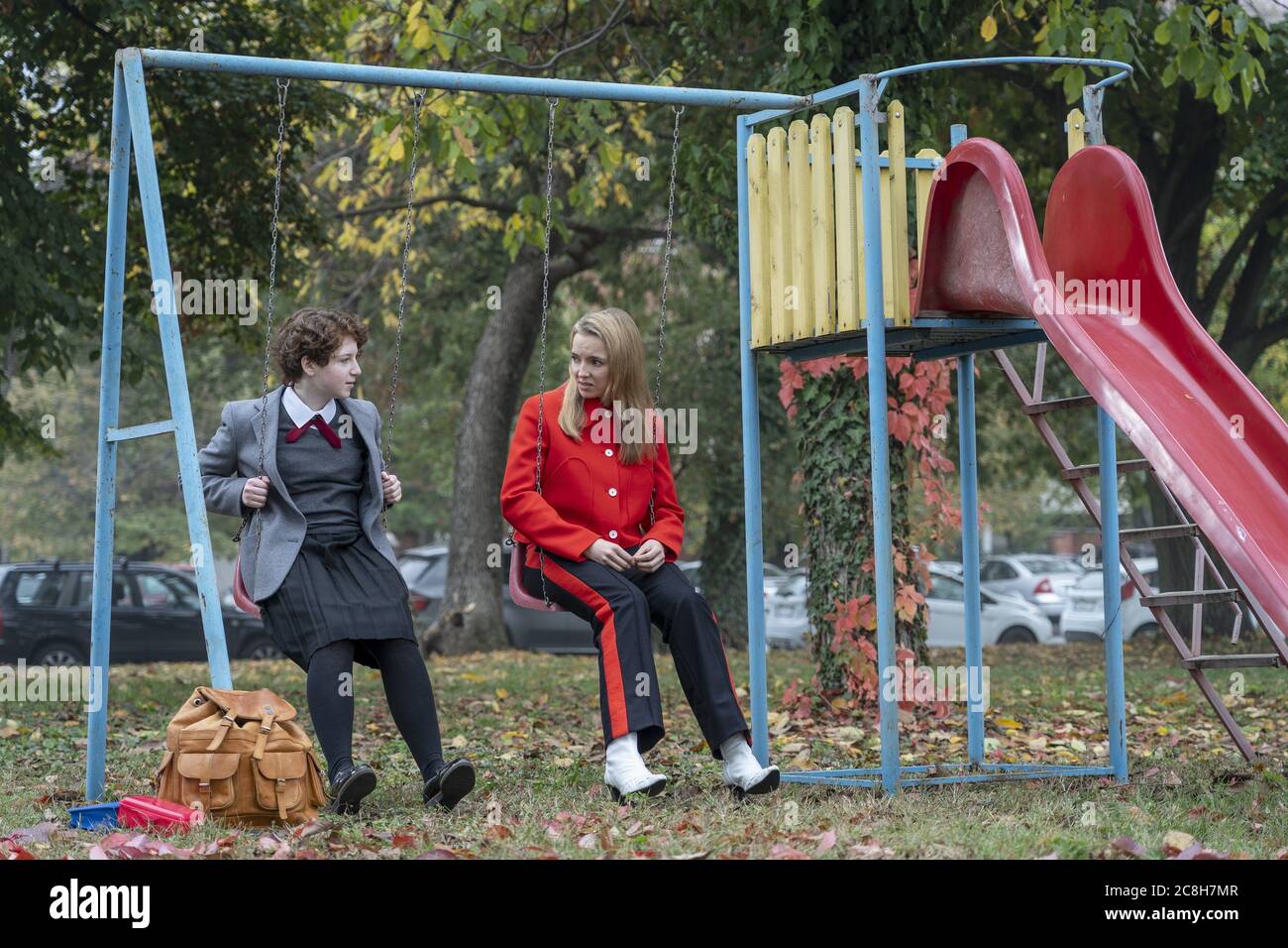UK. Yuli Lagodinsky and Jodie Comer in the ©BBC series : Killing Eve ...