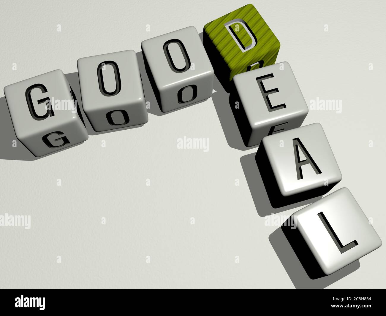 GOOD DEAL combined by dice letters and color crossing for the related ...