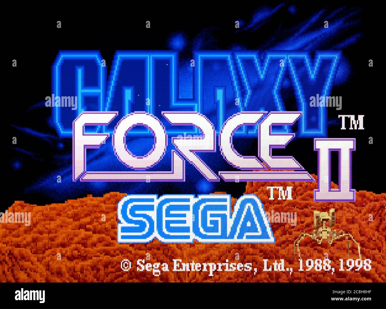Galaxy Force II 2 - Sega Saturn Videogame - Editorial use only Stock ...