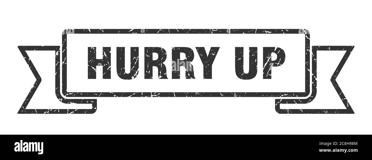 Hurry up vector vectors Black and White Stock Photos & Images - Alamy