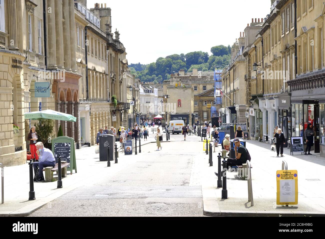 Bath uk milson street hi-res stock photography and images - Alamy