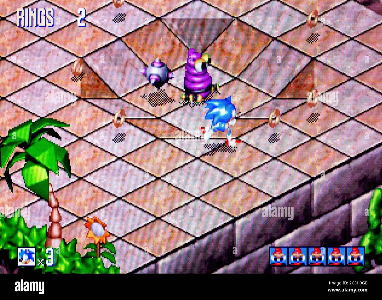 Sonic 3D Blast - Sega Saturn Videogame - Editorial use only Stock Photo ...