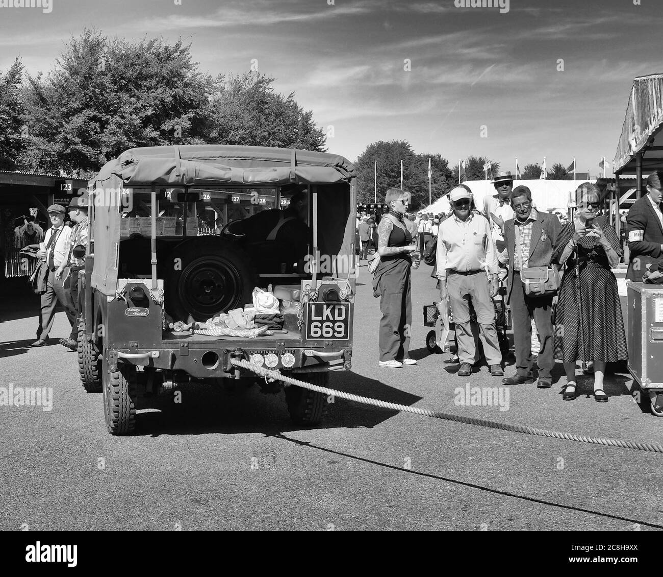 1950s racing car Black and White Stock Photos & Images - Alamy