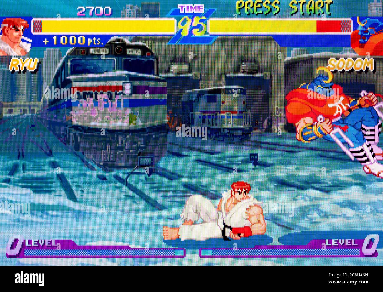 Street Fighter Zero - Sega Saturn Videogame - Editorial use only Stock ...