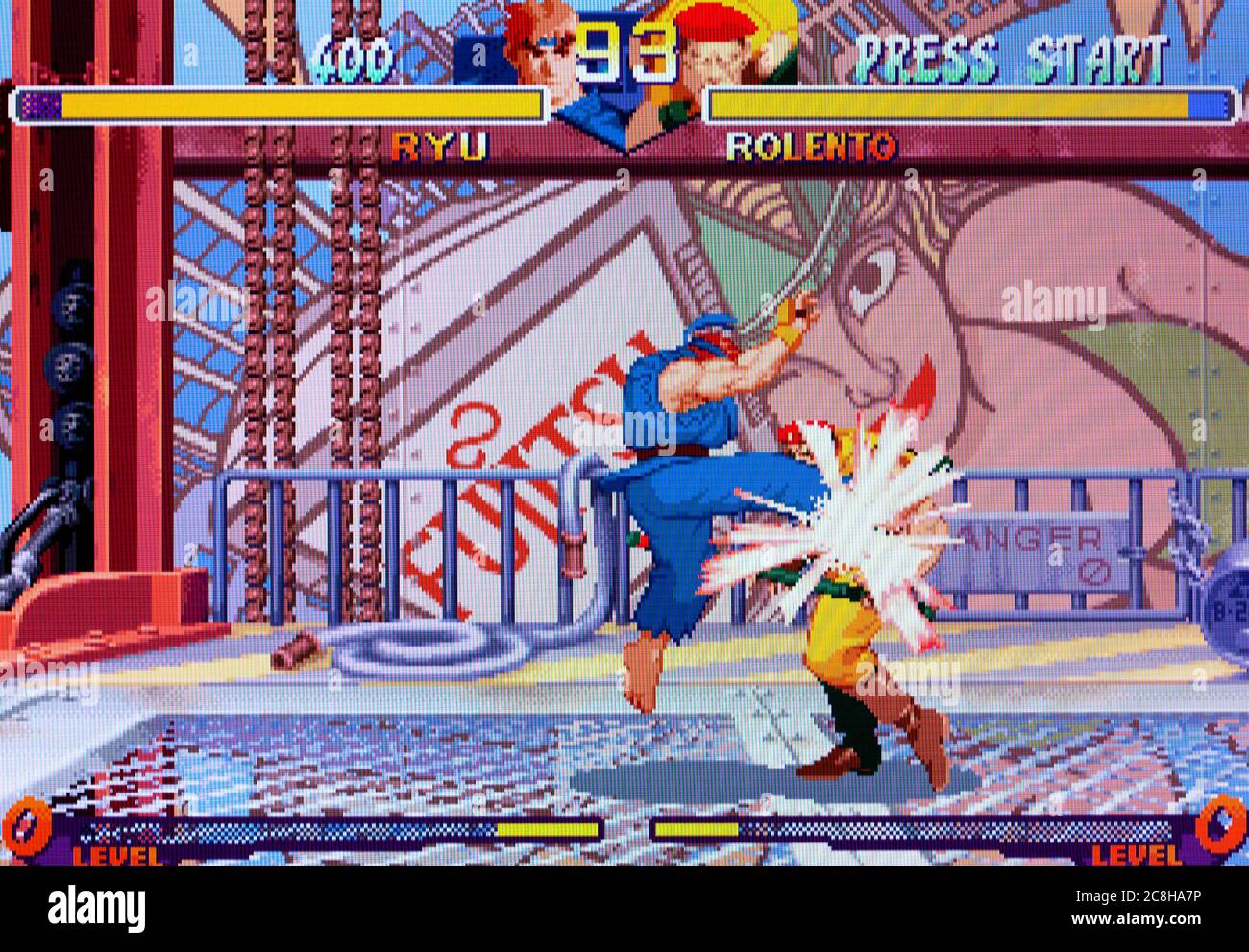 Street Fighter Zero 2 1 - Sega Saturn Videogame - Editorial use only ...