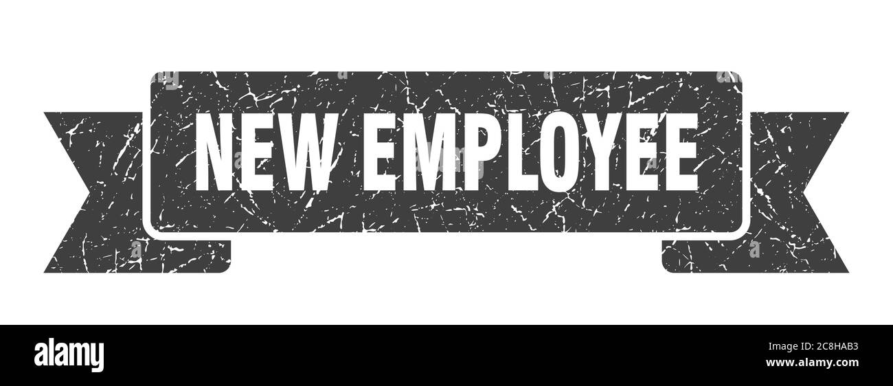 New employee banner Black and White Stock Photos & Images - Alamy