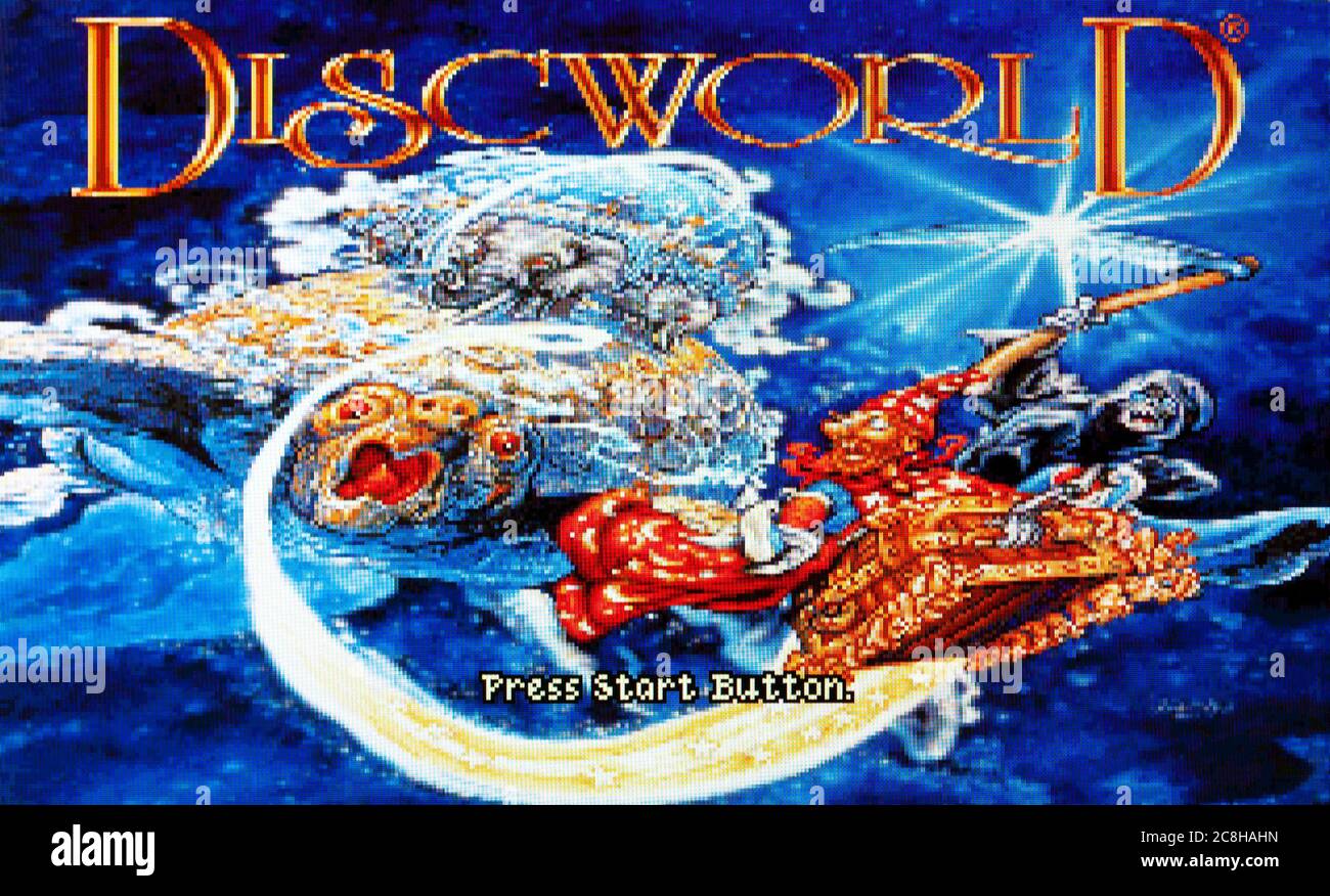 Disc World - Sega Saturn Videogame - Editorial use only Stock Photo - Alamy