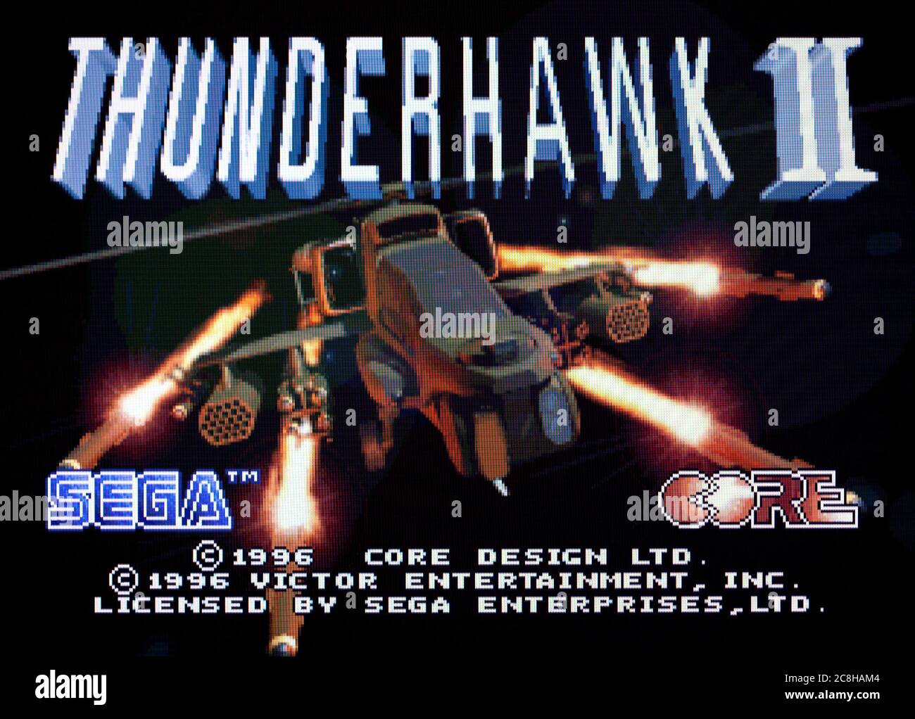 Thunderhawk II 2 - Sega Saturn Videogame - Editorial use only Stock ...