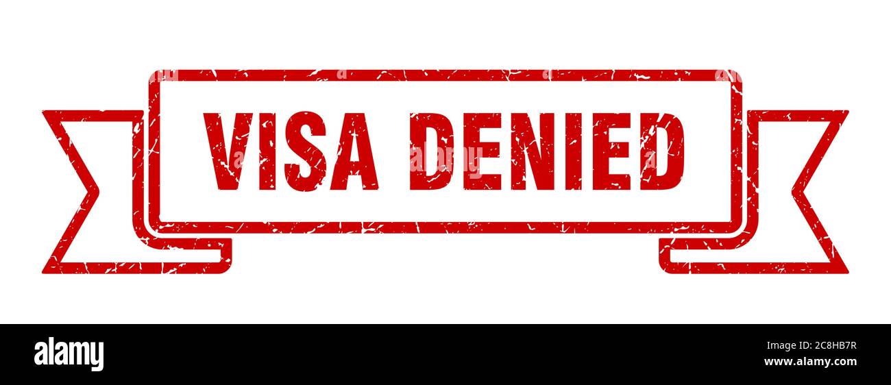 Visa denied seal Stock Vector Images - Alamy