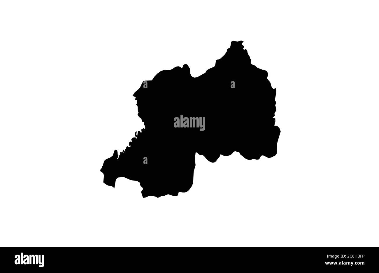 Rwanda map Stock Vector Images - Alamy