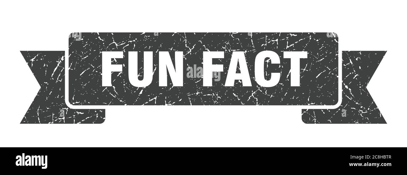 fun fact ribbon sign. fun fact vintage retro band Stock Vector Image ...