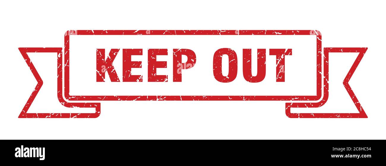 Keep out sign retro Cut Out Stock Images & Pictures - Alamy
