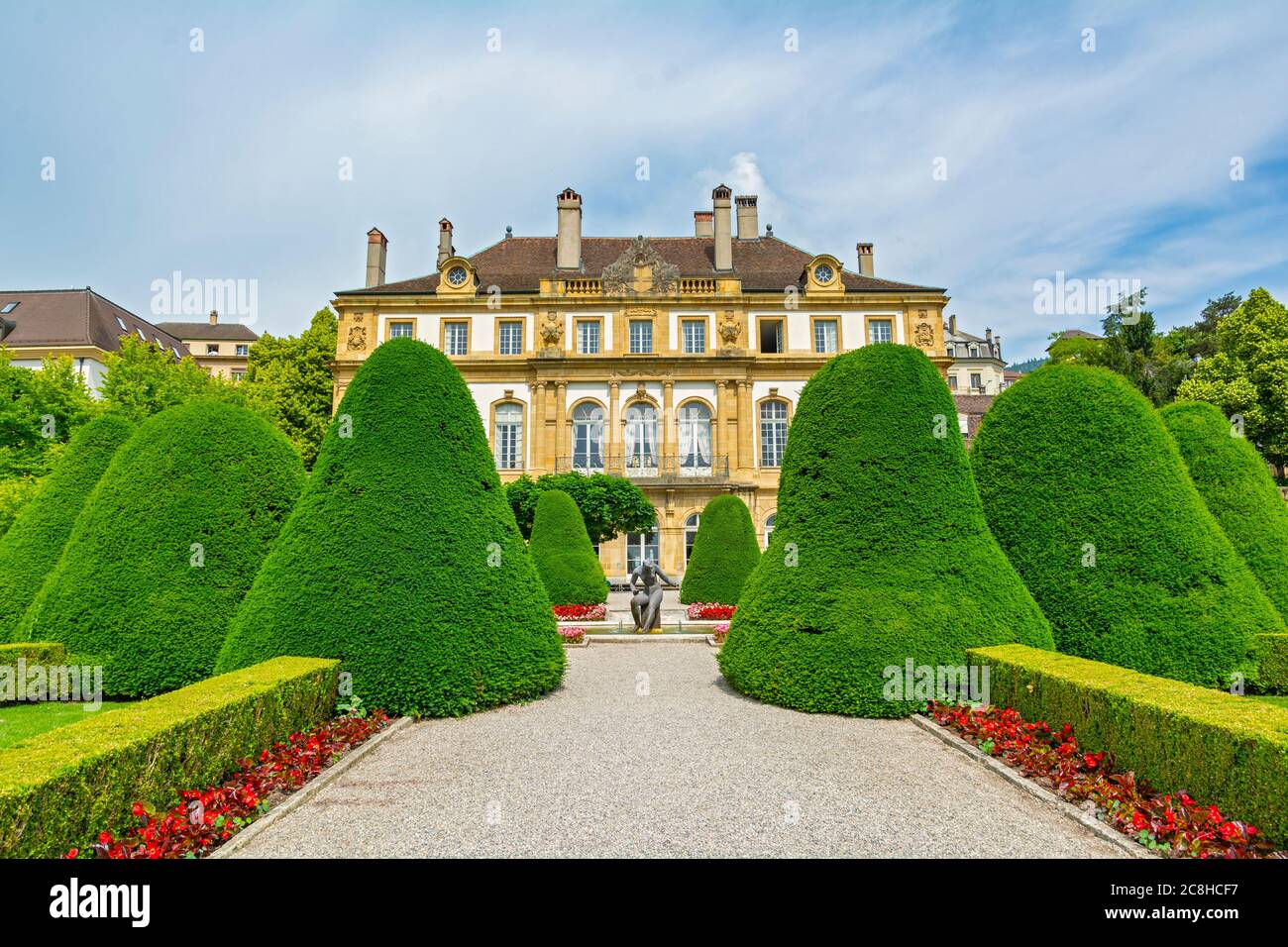 Switzerland, Neuchatel, Hotel (Mansion) DuPeyrou, completed 1770 Stock ...