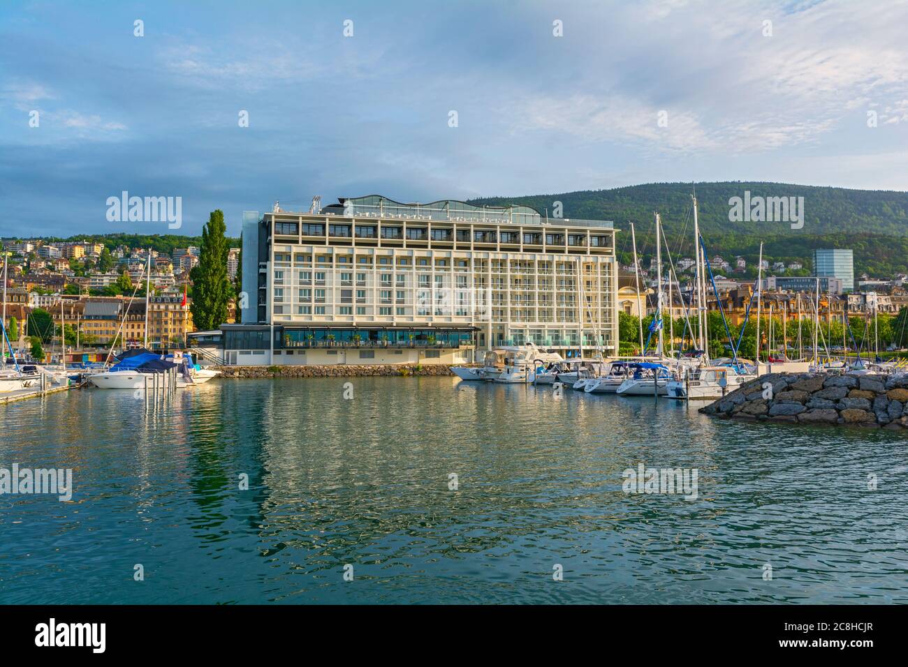 Switzerland, Neuchatel, Marina, Best Western Premier Hotel Beaulac ...